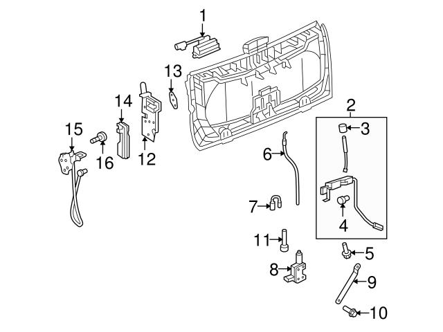 Genuine Smart 4517401300 Liftgate Latch; Left - Smart | 4517660026