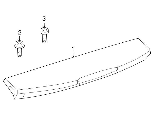 Genuine Smart 4517930288 Spoiler - Smart