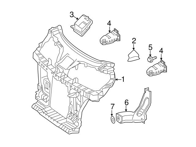 Genuine Smart 4518350051 Engine Air Intake Hose Seal - Smart