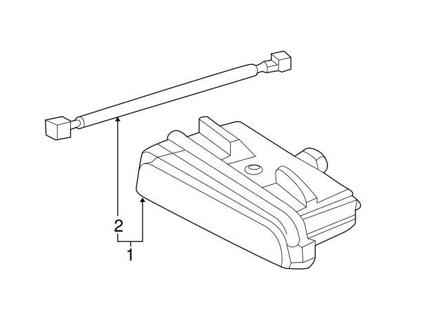 Genuine Smart 4519060451 Daytime Running Light; Right - Smart