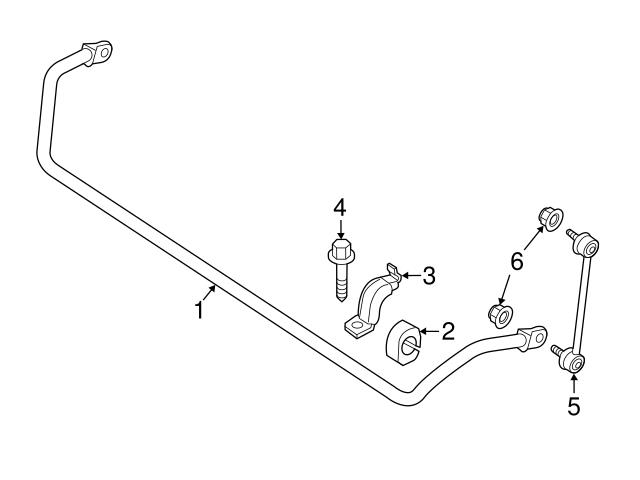 Genuine Smart 4533200089 Stabilizer/Sway Bar Link; Left, Right - Smart