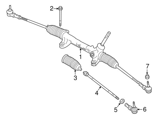 Genuine Smart 4533307000 Tie Rod End; Right - Smart | 453330700064