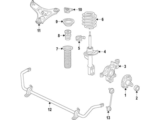 Genuine Smart 4533340200 Wheel Bearing - Smart