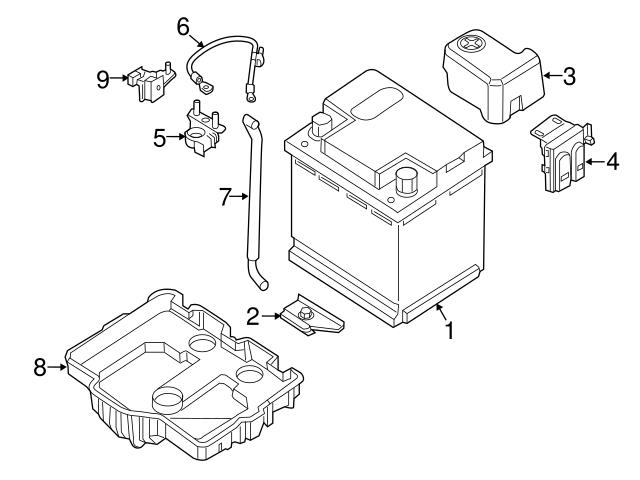 Genuine Smart 4535400126 Battery Cable Terminal End - Smart