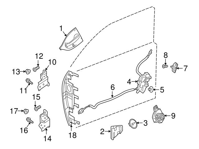 Genuine Smart 4537207001 Door Lock Actuator Motor; Left - Smart ...