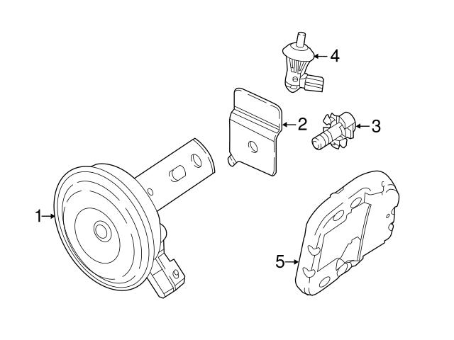 Genuine Smart 4538200026 Anti-Theft Alarm Siren - Smart