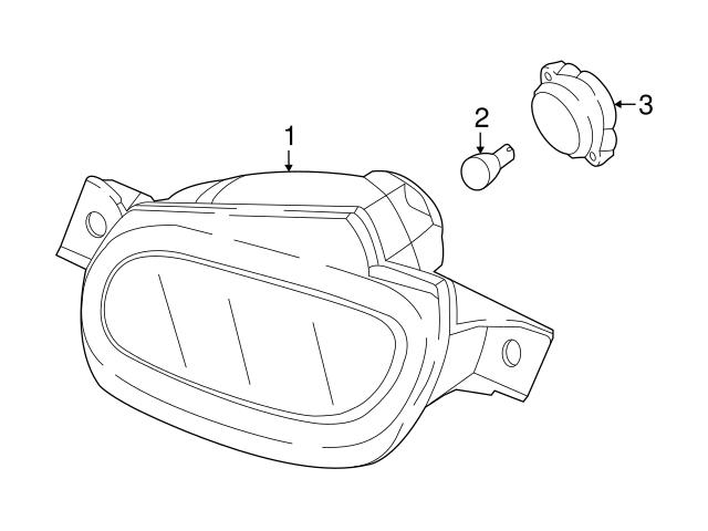 Genuine Smart 453826050064 Turn Signal Lamp Socket; Left, Right - Smart ...