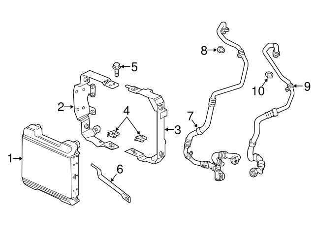 Genuine Mercedes 4632710500 Turbocharger Oil Return Line O-Ring - Mercedes