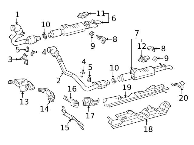 Genuine Mercedes 4634903202 Exhaust System Hanger; Right - Mercedes