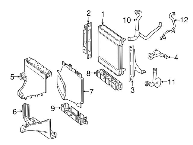 Genuine Mercedes 4635010891 Coolant Pipe - Mercedes