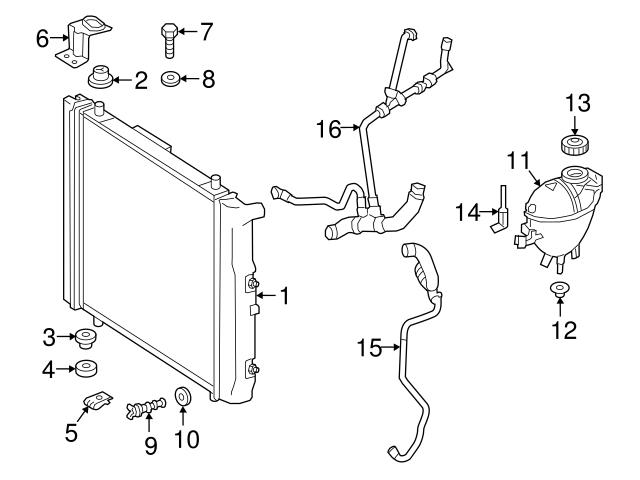 Genuine Mercedes 4635018784 Radiator Coolant Hose; Upper - Mercedes