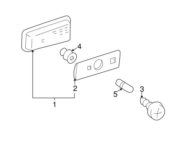 Genuine Mercedes 463822002064 Turn Signal Light Assembly; Front Left ...