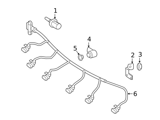 Genuine Mercedes 4638853500 Ambient Air Temperature Sensor Bracket ...