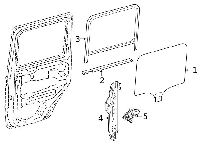 Mercedes G63 Window Motor Parts Direct to You
