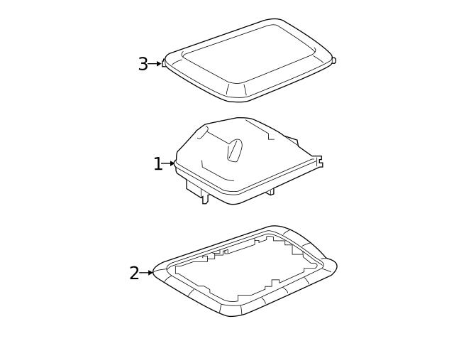 Genuine Mercedes 4639063701 Turn Signal Light Assembly; Front Left ...