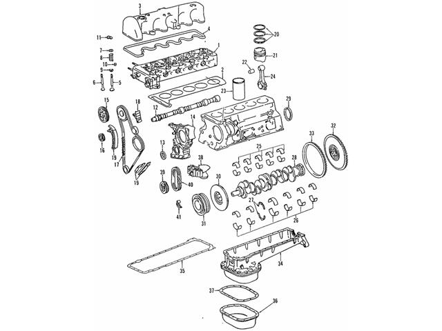 Genuine Mercedes 6020163120 Valve Cover Gasket; Upper - Mercedes ...