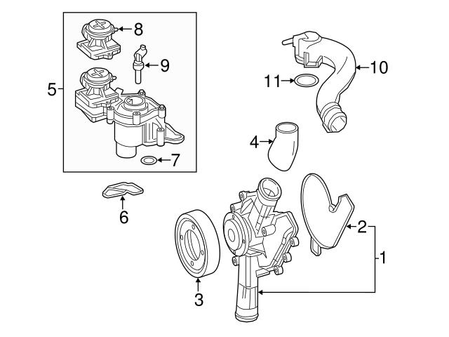 Genuine Mercedes 606997104564 Coolant Pipe O-Ring - Mercedes | 6069971045