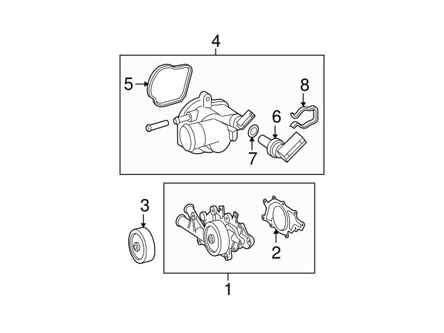 Genuine Mercedes 6132050210 Water Pump Pulley - Mercedes | A6132050210