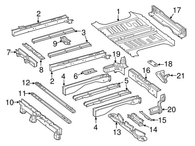 Genuine Mercedes 6396100732 Tow Hook; Rear - Mercedes