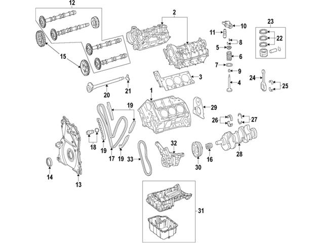 Genuine Mercedes 6420502700 Timing Chain Guide/Rail - Mercedes | 6420500600