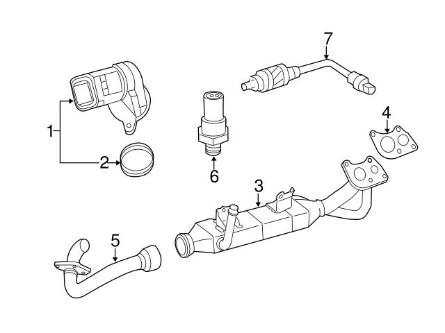 Genuine Mercedes 642140186080 EGR Valve - Mercedes | 6421400460 ...
