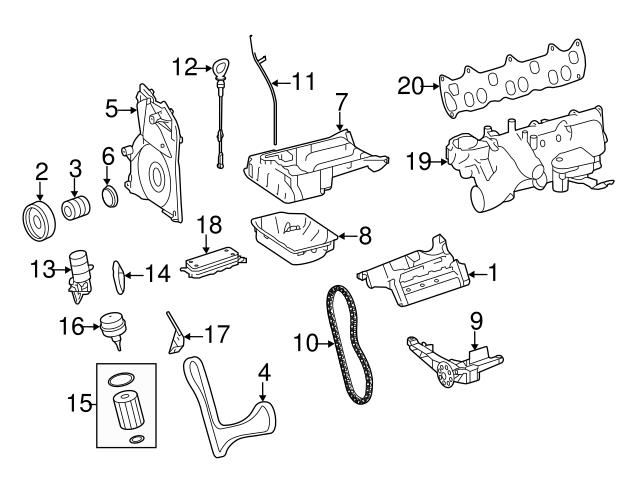Genuine Mercedes 6421801600 Oil Pump - Mercedes | 6421802101