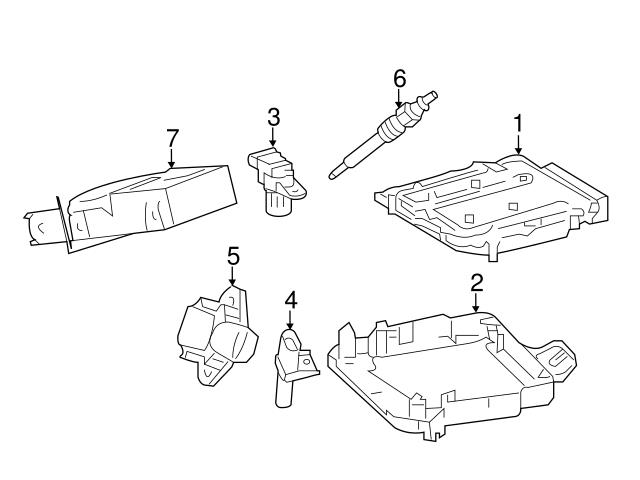 Genuine Mercedes 642900780187 Glow Plug Controller - Mercedes ...