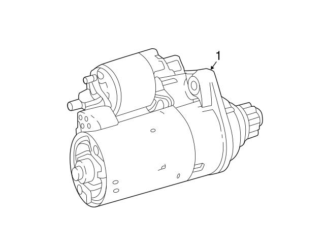 Genuine Mercedes 645906080080 Starter - Mercedes | 2709060700 ...