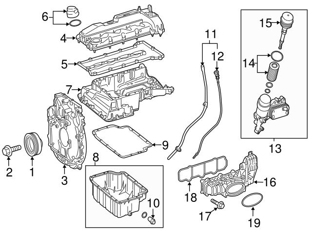 Genuine Mercedes 6510100517 Timing Cover - Mercedes