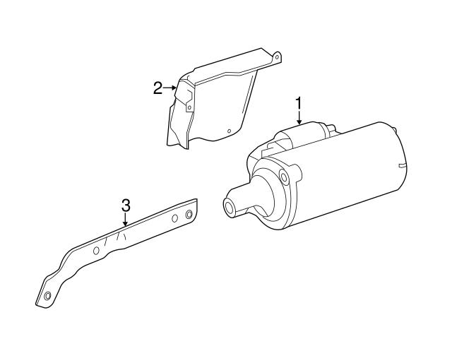 Genuine Mercedes 651906002680 Starter - Mercedes | 6519060026 ...