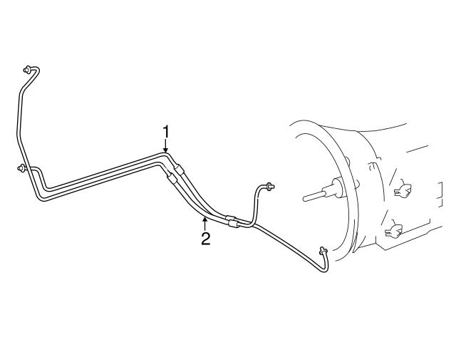 Genuine Mercedes 9062771100 Auto Trans Oil Cooler Hose Assembly ...