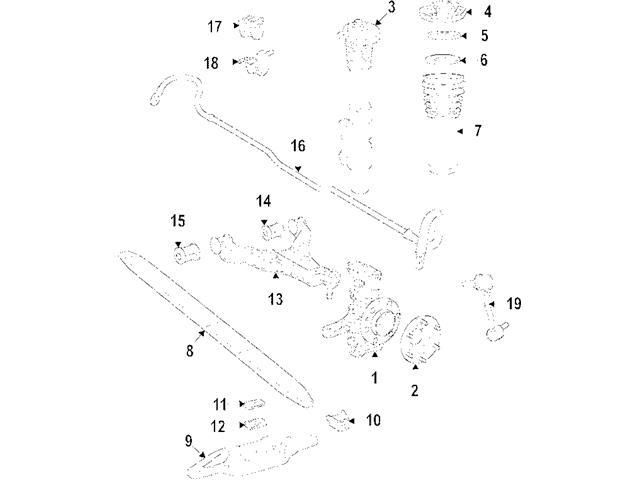 Genuine Mercedes 9063211203 Coil Spring and Spring Shackle Lowering Kit ...