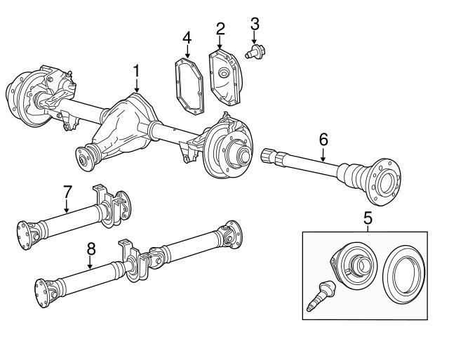 Genuine Mercedes 906410741687 Drive Shaft; Rear - Mercedes | 9064100906 ...