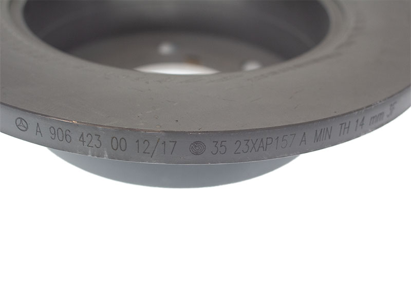 Genuine Mercedes 9064200083 Disc Brake Pad and Rotor Kit; Rear ...