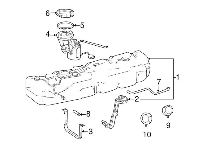 Genuine Mercedes 9064760020 Fuel Filler Neck Mount Plate - Mercedes