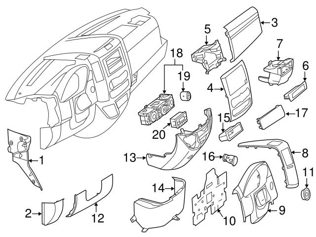Genuine Mercedes 9068250080 12 Volt Accessory Power Outlet; Front ...