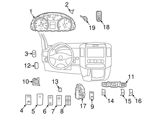 Genuine Mercedes 9068701110 Combination Switch - Mercedes | 9065450107 ...
