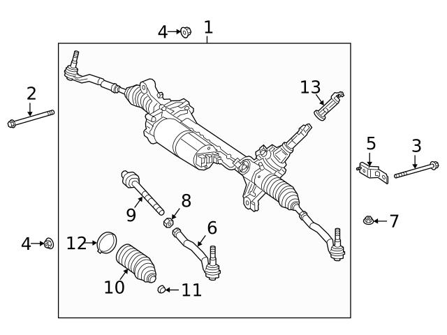 Genuine Mercedes 9074620000 Rack & Pinion Boot; Left, Right - Mercedes
