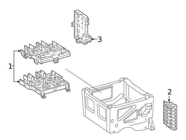 Genuine Mercedes 9075401805 Fuse Box - Mercedes
