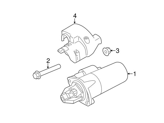 Genuine Mercedes 910105010027 Starter Bolt - Mercedes | 914126010068
