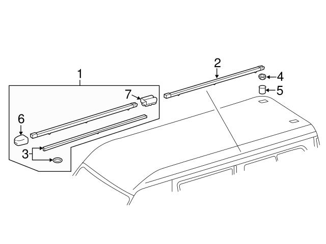 Genuine Mercedes 913018010200 Deck Lid Hinge Cap; Left, Right ...