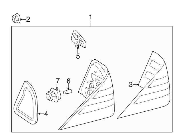 Genuine Mercedes 913023005002 Tail Lamp Nut - Mercedes | 910104005000 ...