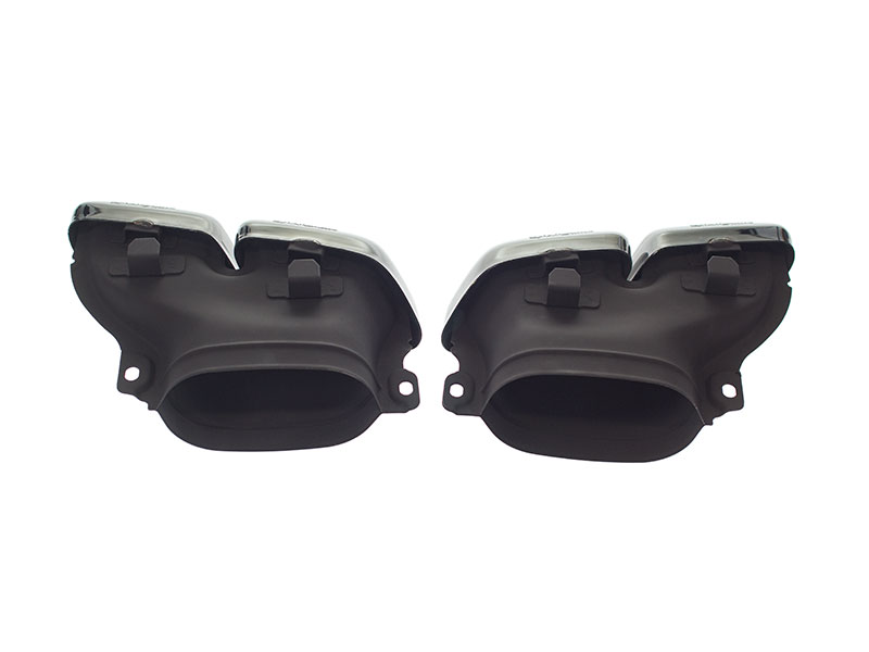 Genuine Mercedes MB1TAILPIPE1KIT Tail Pipe Tip Set; Left & Right; Black ...