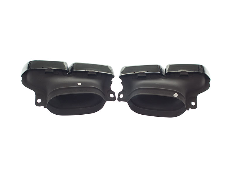 Genuine Mercedes MB1TAILPIPE1KIT Tail Pipe Tip Set; Left & Right; Black ...