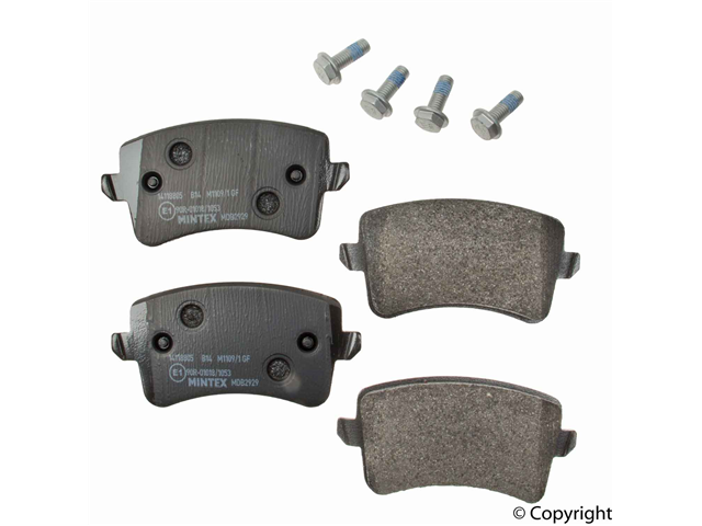 Mintex MDB2929 Brake Pad Set; Rear - Audi