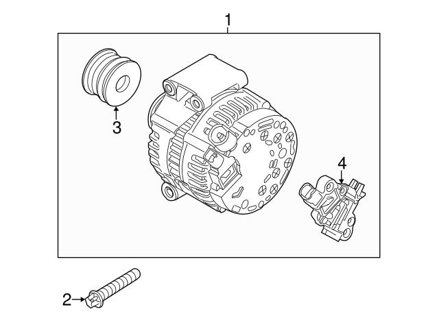 Genuine Mini 12317615484 Alternator | 12317535098 12317576513