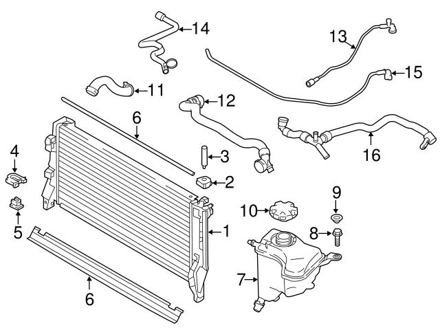 Genuine Mini 17117617639 Radiator