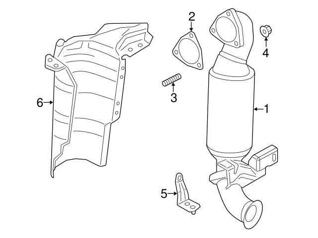 Genuine Mini 18307595606 Exhaust Heat Shield | 11657588555 18307564527
