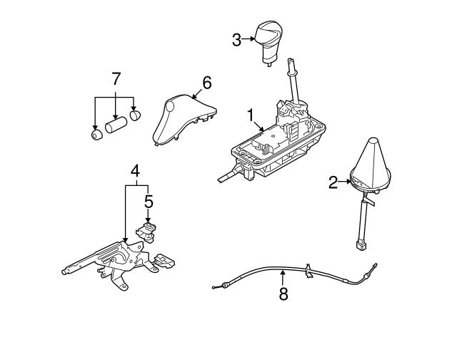 Genuine Mini 25162752945 Auto Trans Shift Lever Boot; Center