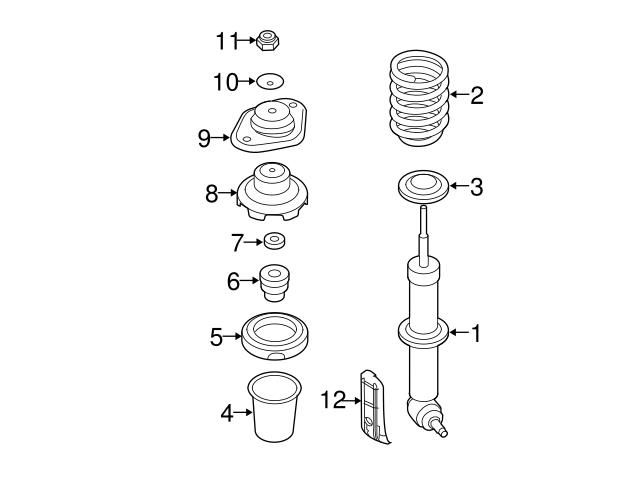 Genuine Mini 33526855362 Coil Spring Lowering Kit/Shock Absorber Kit ...